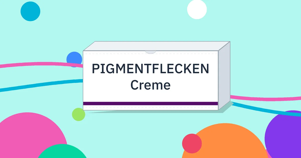 Symbolbild: Packung mit der Aufschrift PIGMENTFLECKEN Creme (PZN 18075487) – Verfügbarkeit und Bezug in Apotheken in Frankfurt am Main