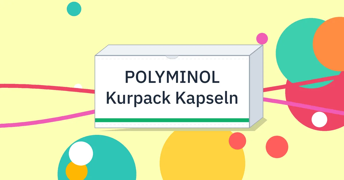 Symbolbild: Packung mit der Aufschrift POLYMINOL Kurpack Kapseln (PZN 07256234) – Verfügbarkeit und Bezug in Apotheken in Frankfurt am Main