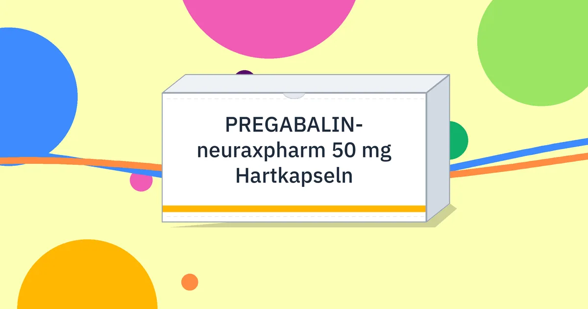 Symbolbild: Packung mit der Aufschrift PREGABALIN-neuraxpharm 50 mg Hartkapseln (PZN 11031363) – Verfügbarkeit und Bezug in Apotheken in Frankfurt am Main