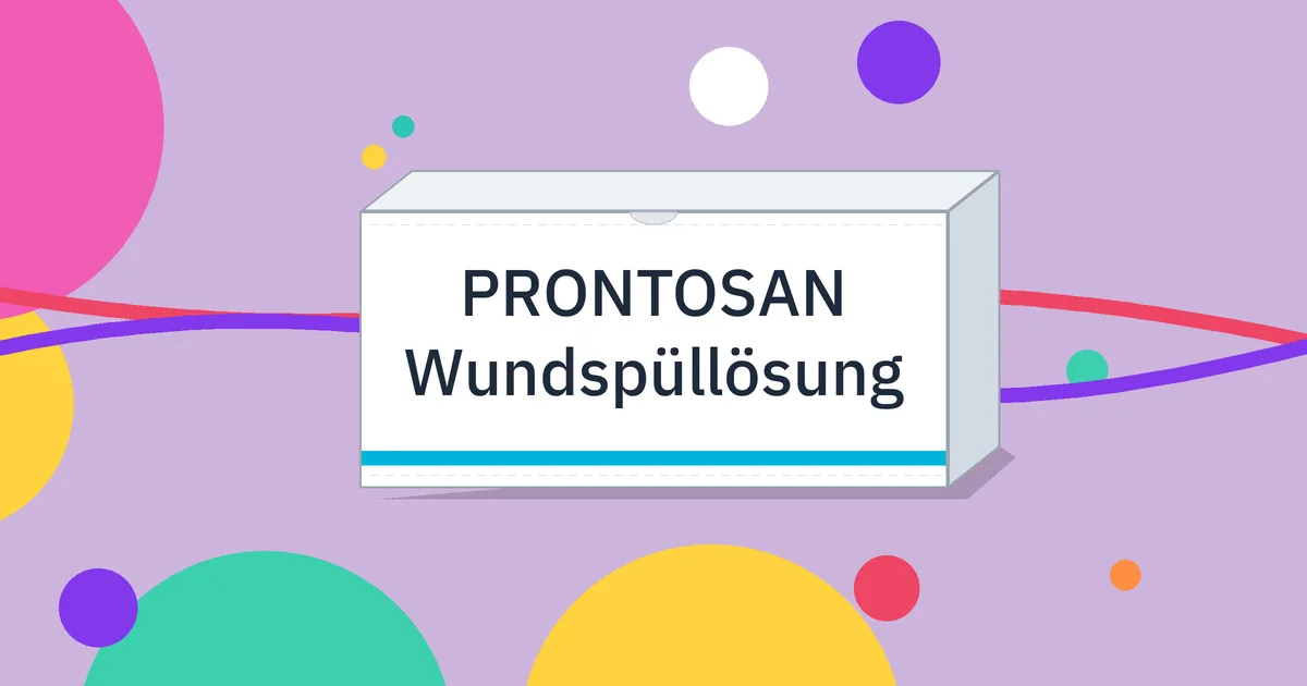 Symbolbild: Packung mit der Aufschrift PRONTOSAN Wundspüllösung (PZN 17902184) – Verfügbarkeit und Bezug in Apotheken in Frankfurt am Main