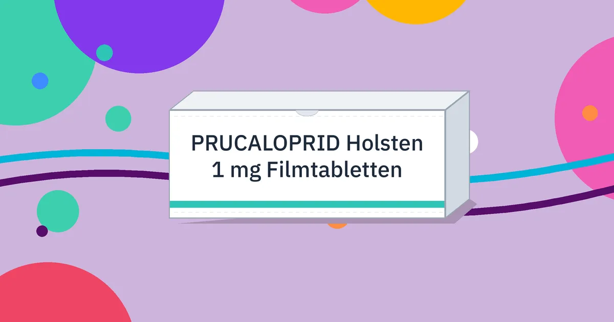 Symbolbild: Packung mit der Aufschrift PRUCALOPRID Holsten 1 mg Filmtabletten (PZN 17869340) – Verfügbarkeit und Bezug in Apotheken in Frankfurt am Main