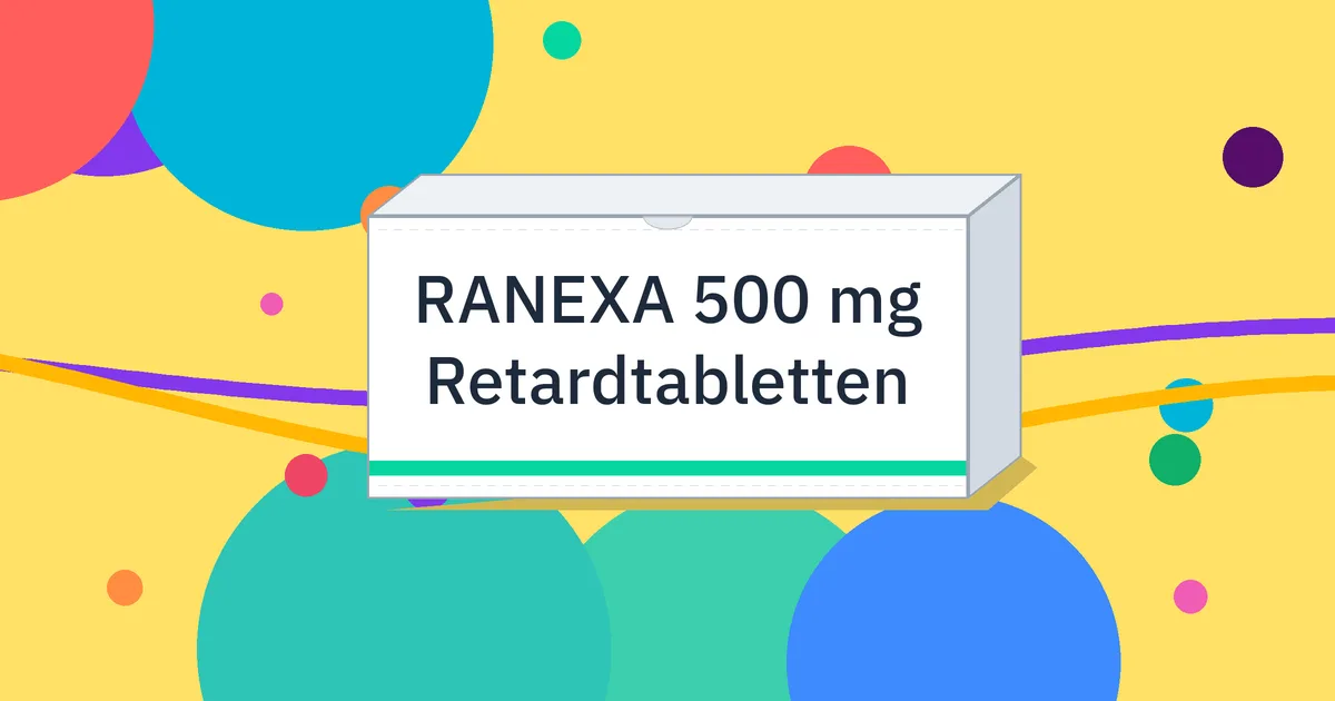 Symbolbild: Packung mit der Aufschrift RANEXA 500 mg Retardtabletten (PZN 19228639) – Verfügbarkeit und Bezug in Apotheken in Frankfurt am Main