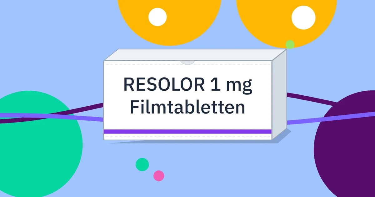Symbolbild: Packung mit der Aufschrift RESOLOR 1 mg Filmtabletten (PZN 19488211) – Verfügbarkeit und Bezug in Apotheken in Frankfurt am Main