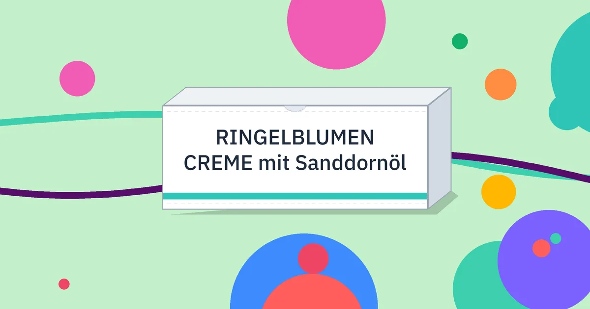 Symbolbild: Packung mit der Aufschrift RINGELBLUMEN CREME mit Sanddornöl (PZN 09606916) – Verfügbarkeit und Bezug in Apotheken in Frankfurt am Main