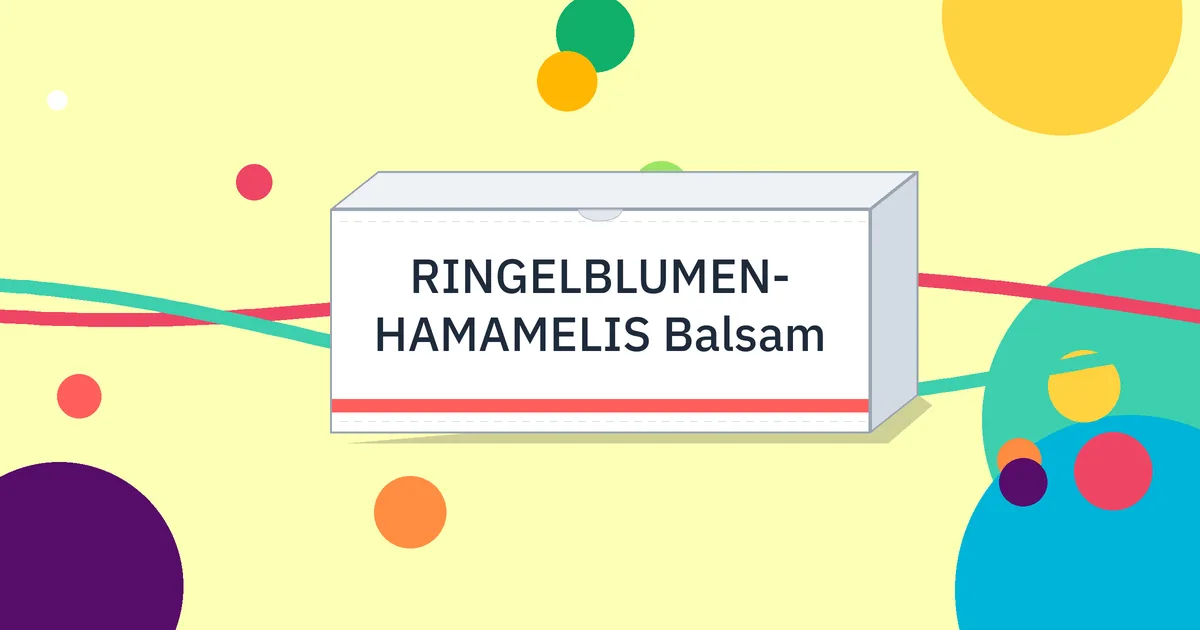 Symbolbild: Packung mit der Aufschrift RINGELBLUMEN-HAMAMELIS Balsam (PZN 11584990) – Verfügbarkeit und Bezug in Apotheken in Frankfurt am Main