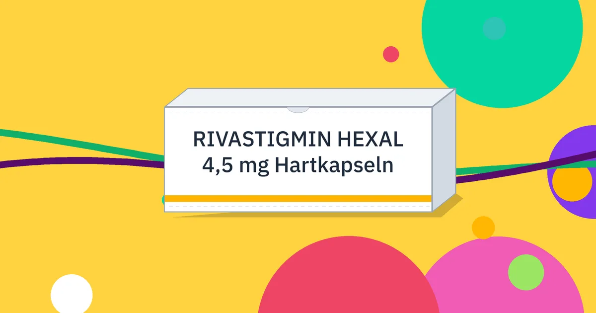 Symbolbild: Packung mit der Aufschrift RIVASTIGMIN HEXAL 4,5 mg Hartkapseln (PZN 09266811) – Verfügbarkeit und Bezug in Apotheken in Frankfurt am Main