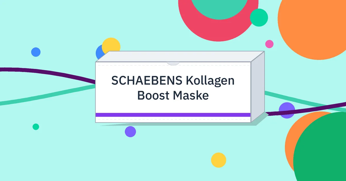 Symbolbild: Packung mit der Aufschrift SCHAEBENS Kollagen Boost Maske (PZN 19079010) – Verfügbarkeit und Bezug in Apotheken in Frankfurt am Main