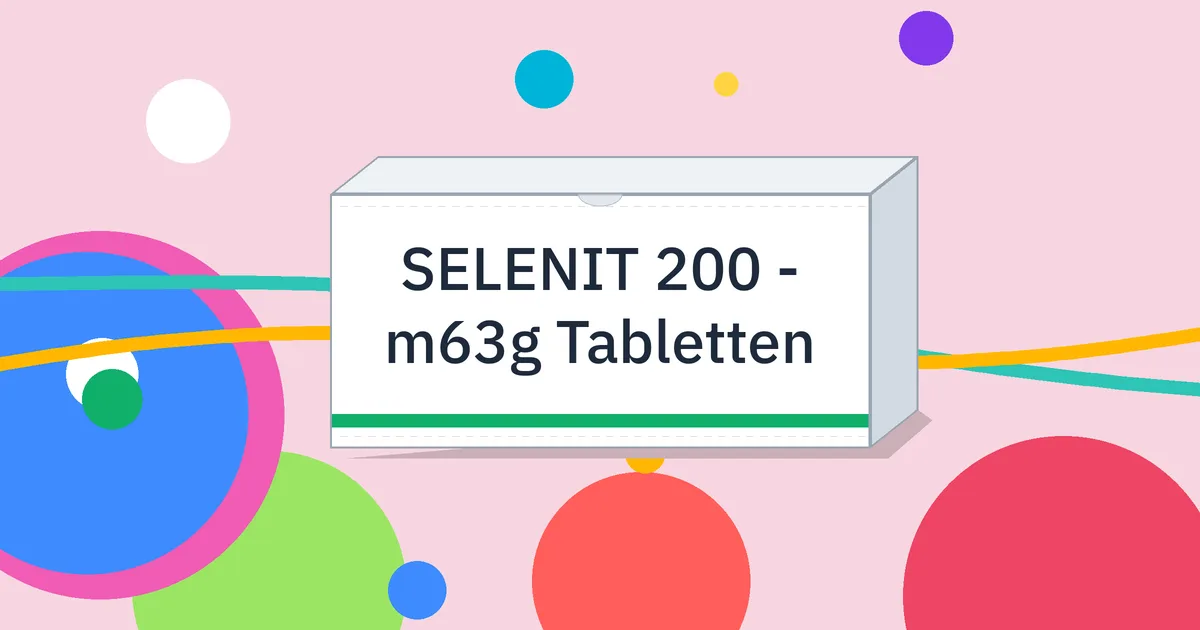 Symbolbild: Packung mit der Aufschrift SELENIT 200 -m63g Tabletten (PZN 20290508) – Verfügbarkeit und Bezug in Apotheken in Frankfurt am Main