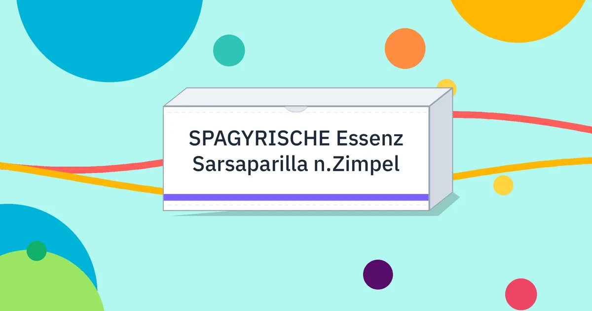 Symbolbild: Packung mit der Aufschrift SPAGYRISCHE Essenz Sarsaparilla n.Zimpel (PZN 00917827) – Verfügbarkeit und Bezug in Apotheken in Frankfurt am Main