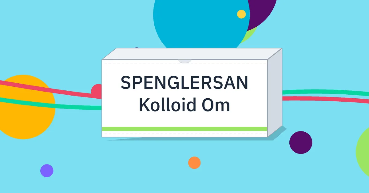 Symbolbild: Packung mit der Aufschrift SPENGLERSAN Kolloid Om (PZN 01563900) – Verfügbarkeit und Bezug in Apotheken in Frankfurt am Main