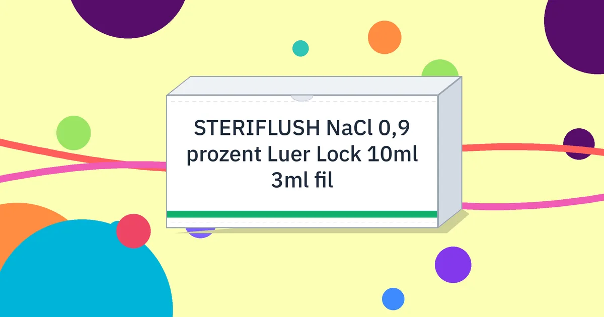 Symbolbild: Packung mit der Aufschrift STERIFLUSH NaCl 0,9 prozent Luer Lock 10ml 3ml fil (PZN 20617116) – Verfügbarkeit und Bezug in Apotheken in Frankfurt am Main