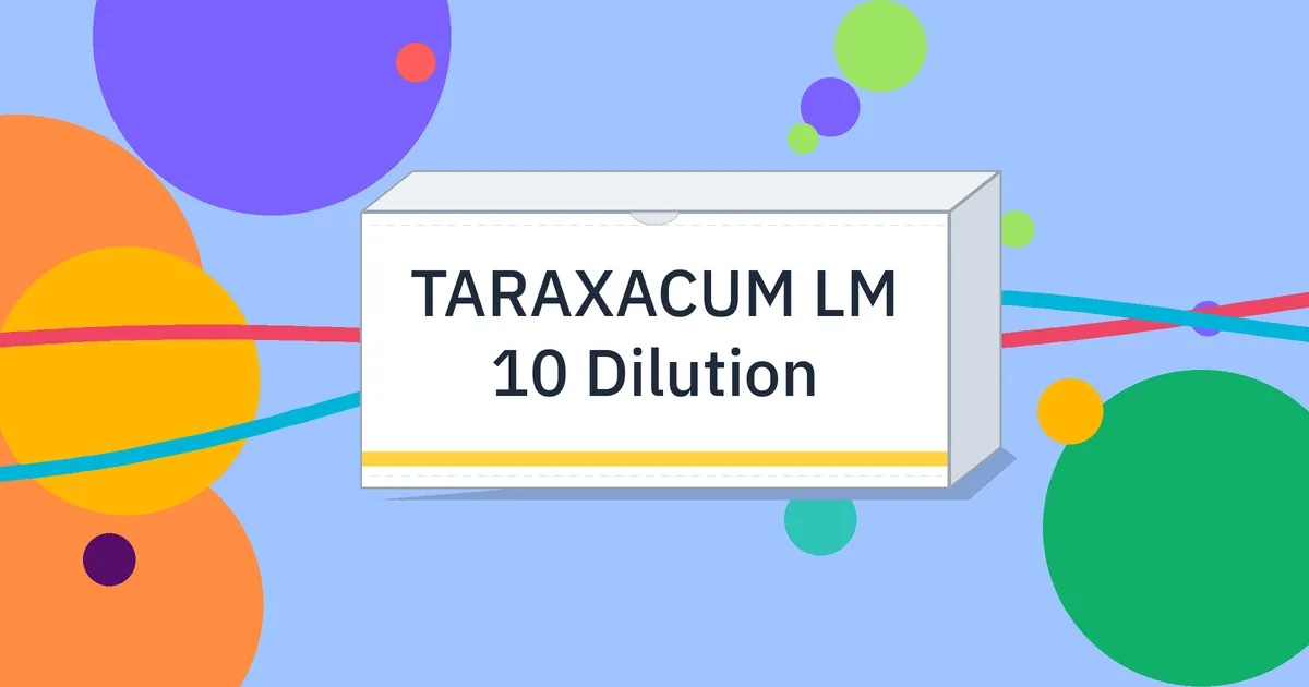 Symbolbild: Packung mit der Aufschrift TARAXACUM LM 10 Dilution (PZN 13214300) – Verfügbarkeit und Bezug in Apotheken in Frankfurt am Main