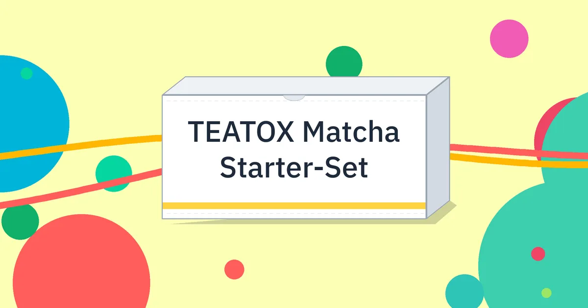 Symbolbild: Packung mit der Aufschrift TEATOX Matcha Starter-Set (PZN 13583351) – Verfügbarkeit und Bezug in Apotheken in Frankfurt am Main