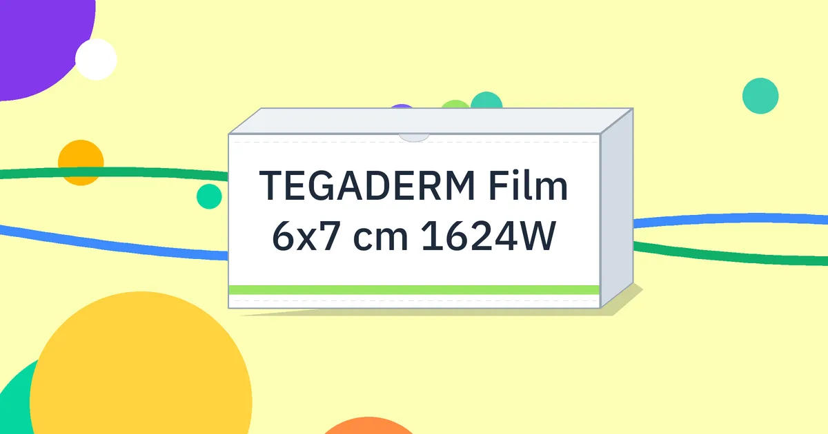 Symbolbild: Packung mit der Aufschrift TEGADERM Film 6x7 cm 1624W (PZN 03813301) – Verfügbarkeit und Bezug in Apotheken in Frankfurt am Main