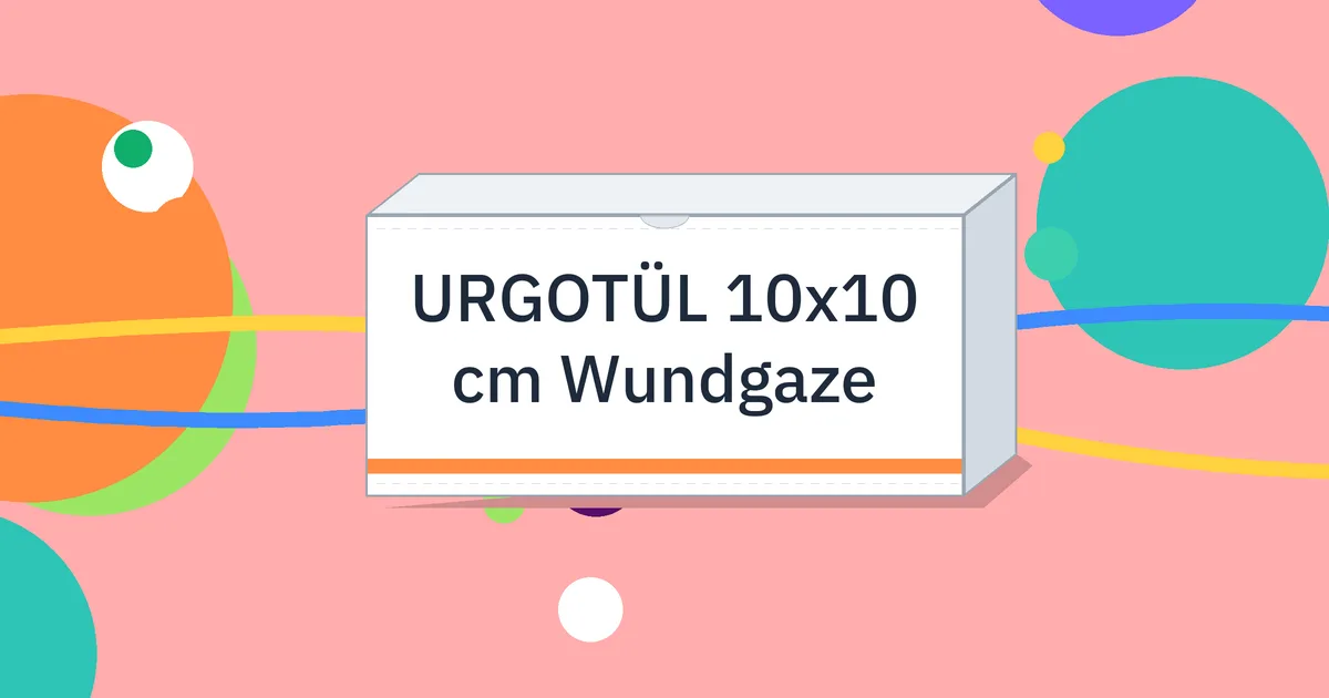 Symbolbild: Packung mit der Aufschrift URGOTÜL 10x10 cm Wundgaze (PZN 17639752) – Verfügbarkeit und Bezug in Apotheken in Frankfurt am Main