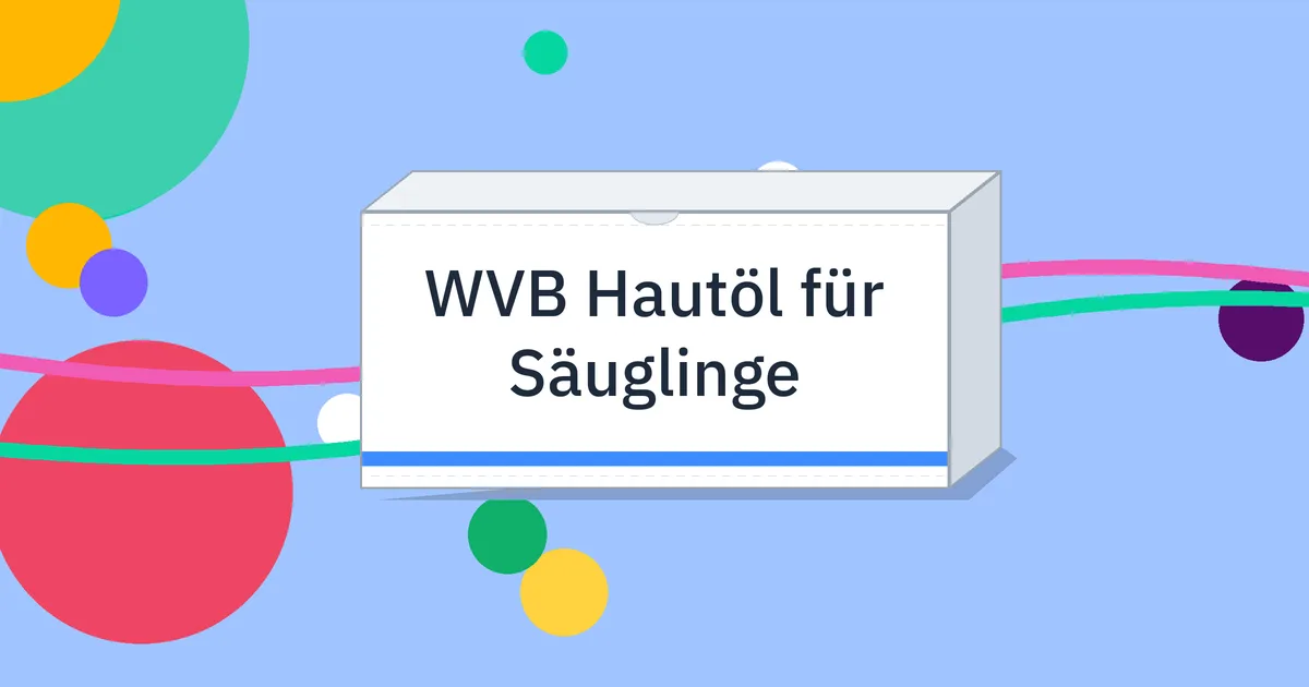 Symbolbild: Packung mit der Aufschrift WVB Hautöl für Säuglinge (PZN 18204074) – Verfügbarkeit und Bezug in Apotheken in Frankfurt am Main