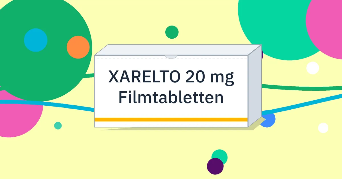 Symbolbild: Packung mit der Aufschrift XARELTO 20 mg Filmtabletten (PZN 10999364) – Verfügbarkeit und Bezug in Apotheken in Frankfurt am Main