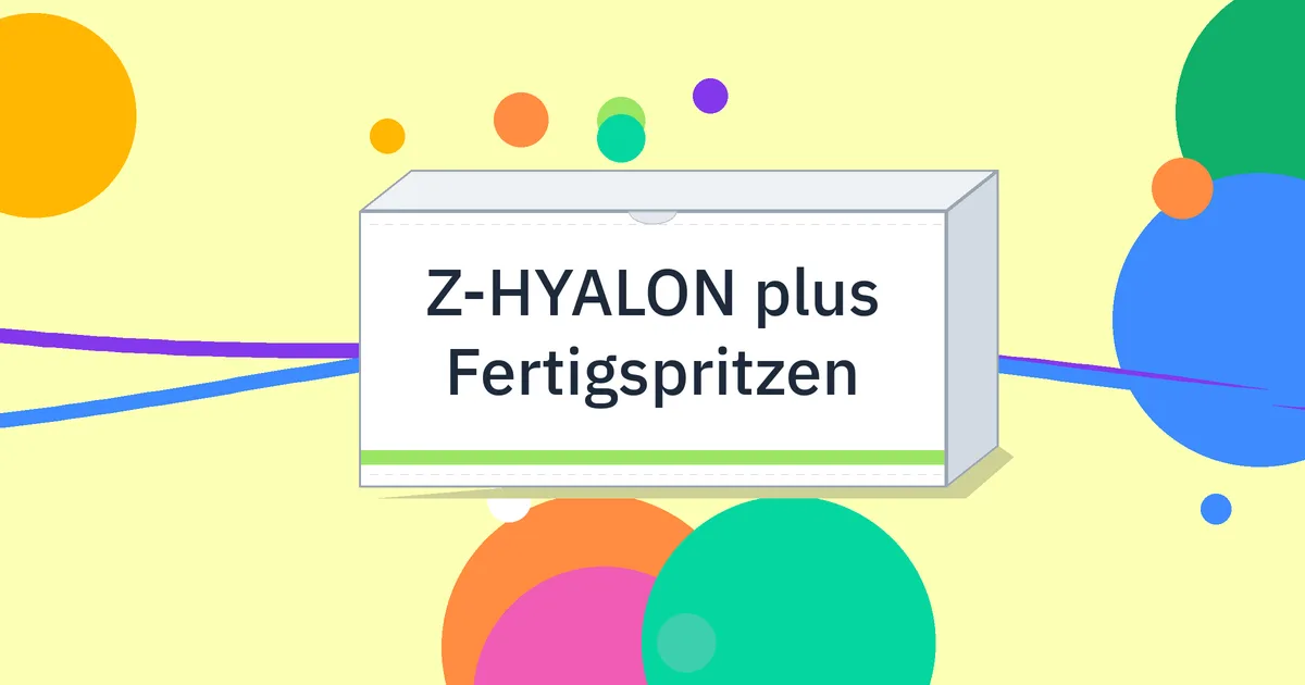 Symbolbild: Packung mit der Aufschrift Z-HYALON plus Fertigspritzen (PZN 05379174) – Verfügbarkeit und Bezug in Apotheken in Frankfurt am Main