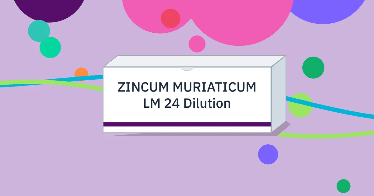 Symbolbild: Packung mit der Aufschrift ZINCUM MURIATICUM LM 24 Dilution (PZN 13295907) – Verfügbarkeit und Bezug in Apotheken in Frankfurt am Main