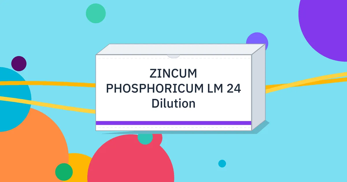 Symbolbild: Packung mit der Aufschrift ZINCUM PHOSPHORICUM LM 24 Dilution (PZN 08807067) – Verfügbarkeit und Bezug in Apotheken in Frankfurt am Main