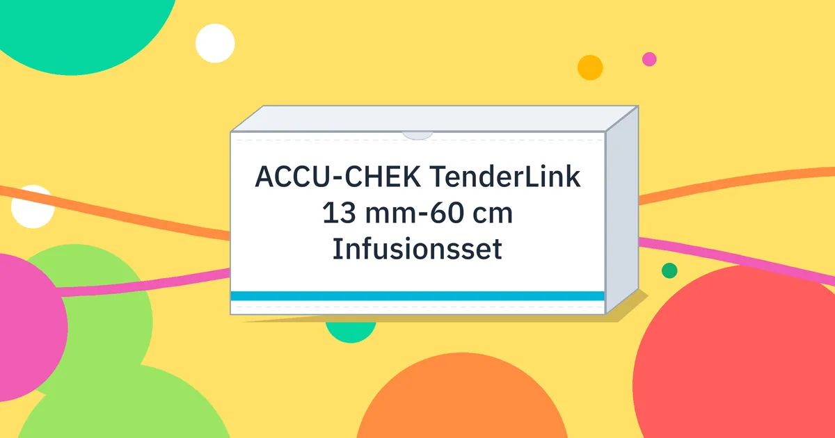 Symbolbild: Packung mit der Aufschrift ACCU-CHEK TenderLink 13 mm-60 cm Infusionsset (PZN 16787002) – Verfügbarkeit und Bezug in Apotheken in Frankfurt am Main
