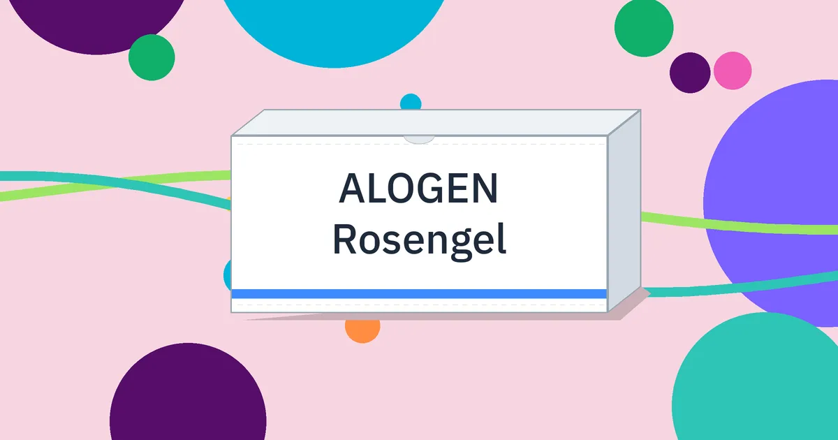 Symbolbild: Packung mit der Aufschrift ALOGEN Rosengel (PZN 09527068) – Verfügbarkeit und Bezug in Apotheken in Frankfurt am Main