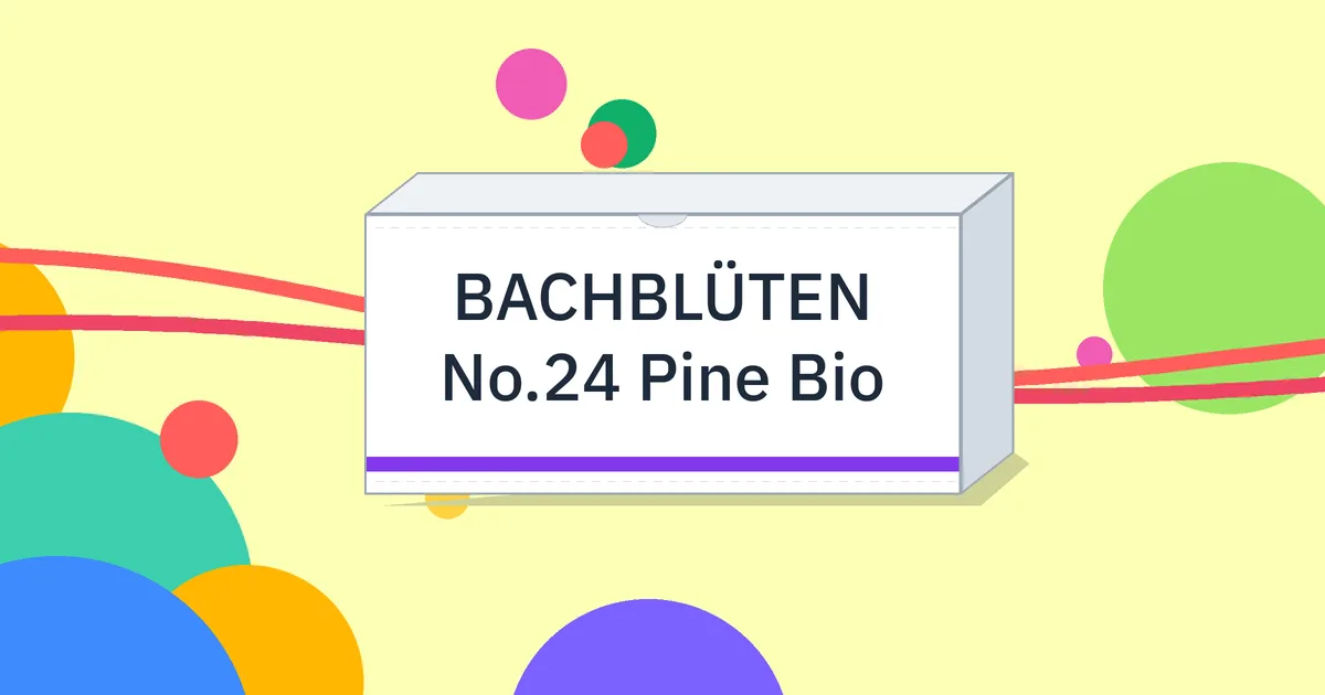 Symbolbild: Packung mit der Aufschrift BACHBLÜTEN No.24 Pine Bio (PZN 10310730) – Verfügbarkeit und Bezug in Apotheken in Frankfurt am Main