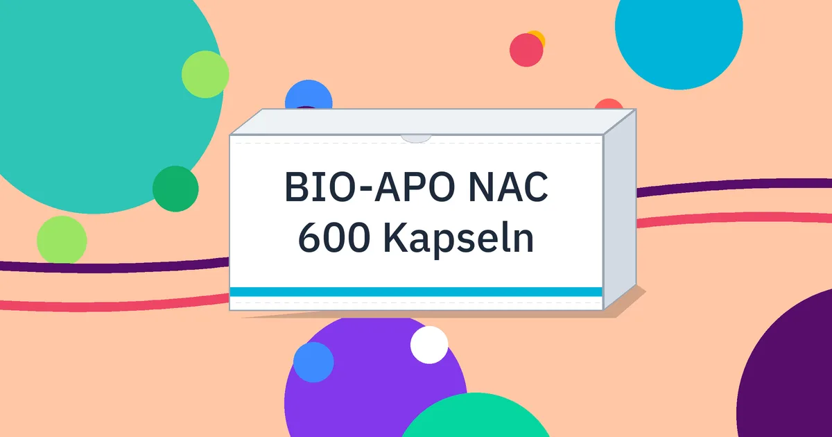 Symbolbild: Packung mit der Aufschrift BIO-APO NAC 600 Kapseln (PZN 19964746) – Verfügbarkeit und Bezug in Apotheken in Frankfurt am Main
