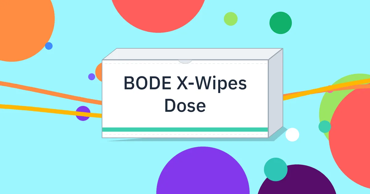 Symbolbild: Packung mit der Aufschrift BODE X-Wipes Dose (PZN 14441966) – Verfügbarkeit und Bezug in Apotheken in Frankfurt am Main