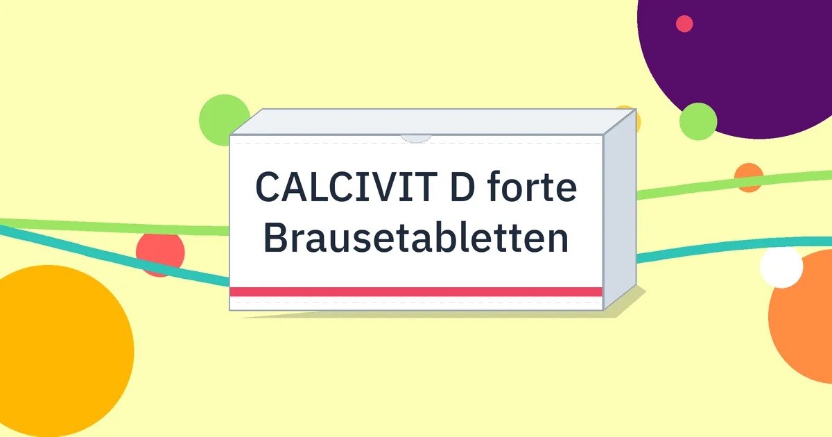 Symbolbild: Packung mit der Aufschrift CALCIVIT D forte Brausetabletten (PZN 09097113) – Verfügbarkeit und Bezug in Apotheken in Frankfurt am Main