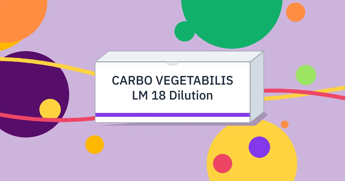 Symbolbild: Packung mit der Aufschrift CARBO VEGETABILIS LM 18 Dilution (PZN 02601324) – Verfügbarkeit und Bezug in Apotheken in Frankfurt am Main