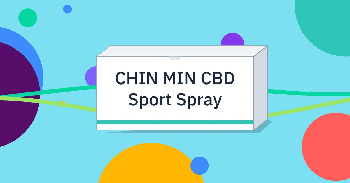 Symbolbild: Packung mit der Aufschrift CHIN MIN CBD Sport Spray (PZN 20577374) – Verfügbarkeit und Bezug in Apotheken in Frankfurt am Main
