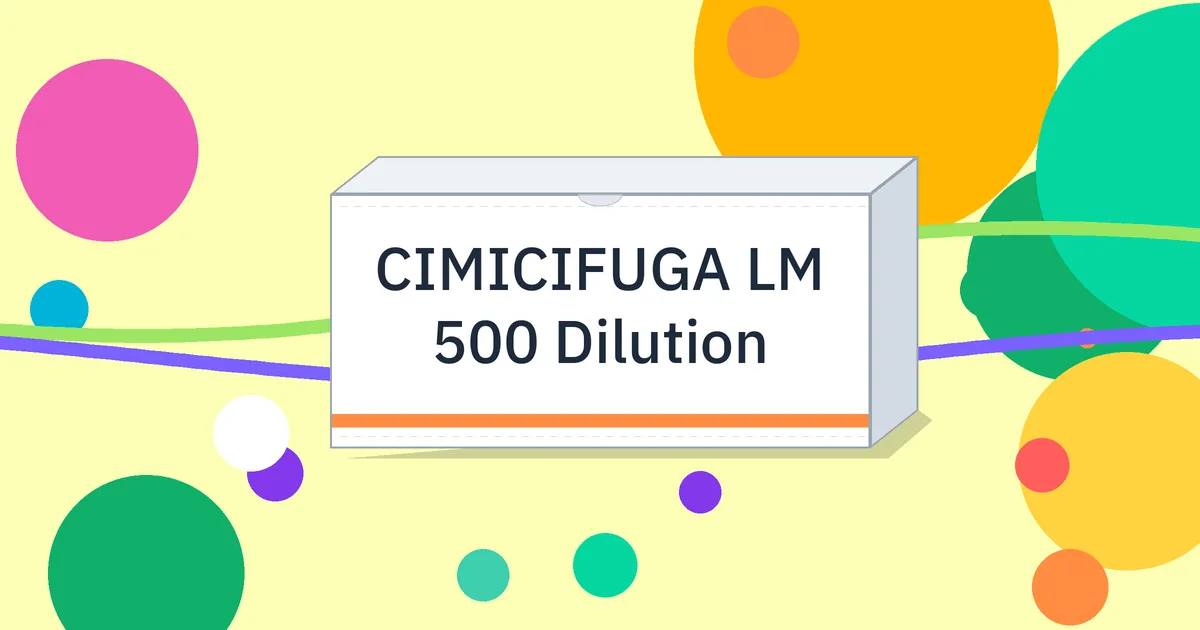 Symbolbild: Packung mit der Aufschrift CIMICIFUGA LM 500 Dilution (PZN 13693186) – Verfügbarkeit und Bezug in Apotheken in Frankfurt am Main