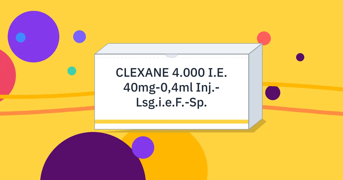 Symbolbild: Packung mit der Aufschrift CLEXANE 4.000 I.E. 40mg-0,4ml Inj.-Lsg.i.e.F.-Sp. (PZN 13827451) – Verfügbarkeit und Bezug in Apotheken in Frankfurt am Main