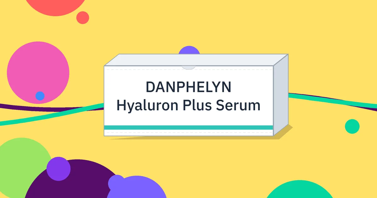 Symbolbild: Packung mit der Aufschrift DANPHELYN Hyaluron Plus Serum (PZN 17422805) – Verfügbarkeit und Bezug in Apotheken in Frankfurt am Main
