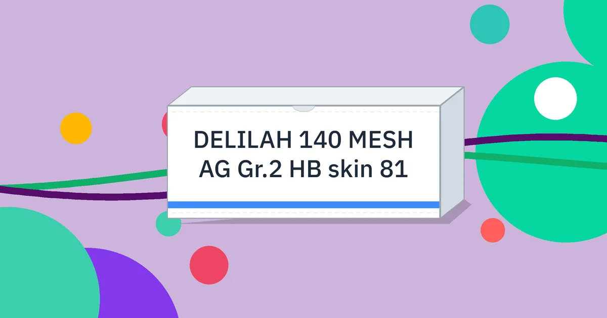 Symbolbild: Packung mit der Aufschrift DELILAH 140 MESH AG Gr.2 HB skin 81 (PZN 13849553) – Verfügbarkeit und Bezug in Apotheken in Frankfurt am Main