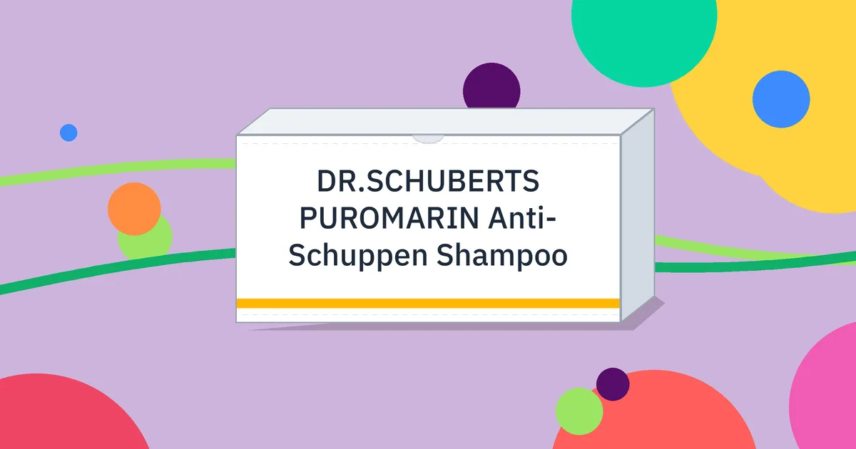 Symbolbild: Packung mit der Aufschrift DR.SCHUBERTS PUROMARIN Anti-Schuppen Shampoo (PZN 10746350) – Verfügbarkeit und Bezug in Apotheken in Frankfurt am Main
