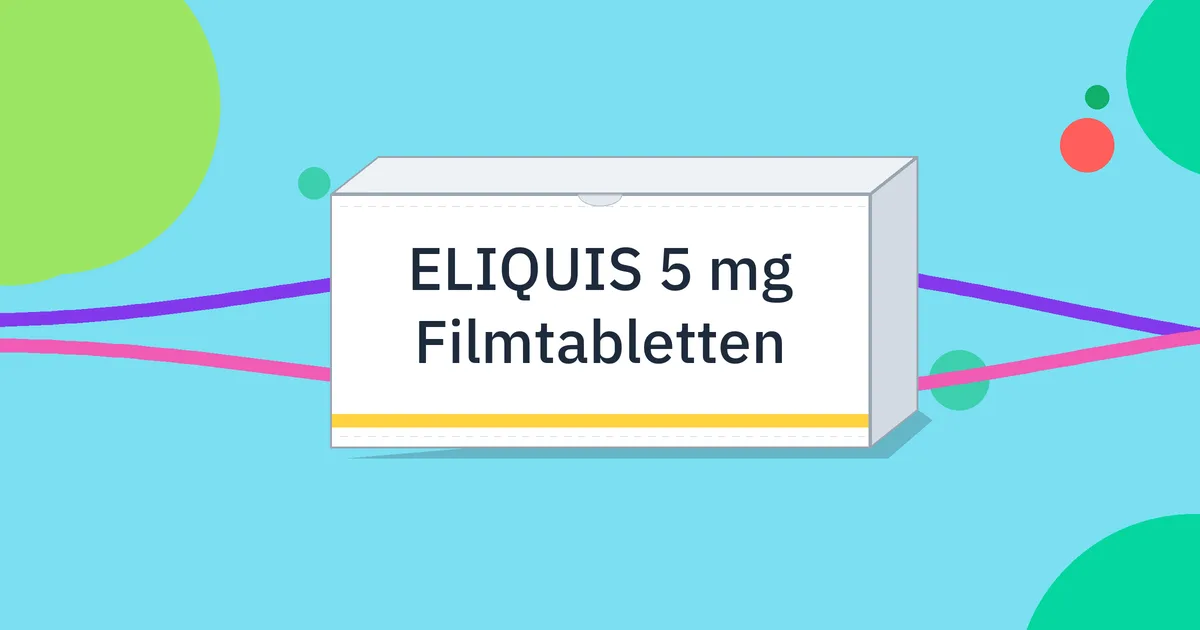 Symbolbild: Packung mit der Aufschrift ELIQUIS 5 mg Filmtabletten (PZN 18059784) – Verfügbarkeit und Bezug in Apotheken in Frankfurt am Main
