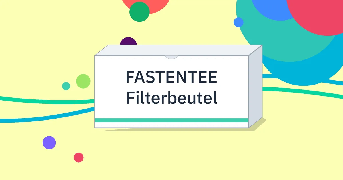 Symbolbild: Packung mit der Aufschrift FASTENTEE Filterbeutel (PZN 05370138) – Verfügbarkeit und Bezug in Apotheken in Frankfurt am Main