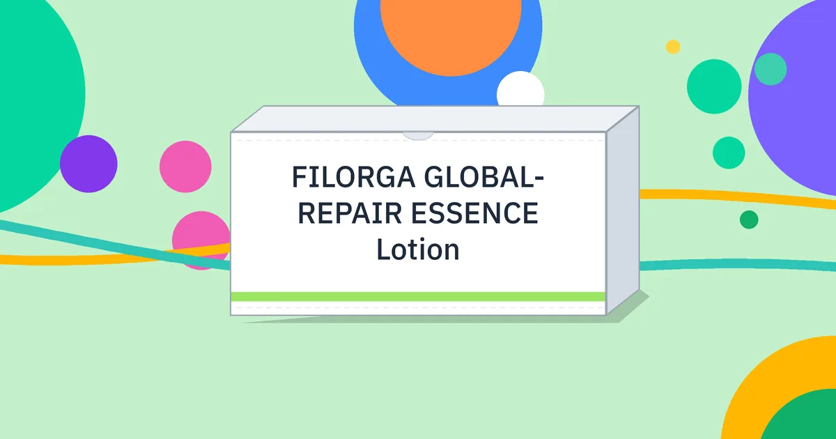 Symbolbild: Packung mit der Aufschrift FILORGA GLOBAL-REPAIR ESSENCE Lotion (PZN 18898929) – Verfügbarkeit und Bezug in Apotheken in Frankfurt am Main