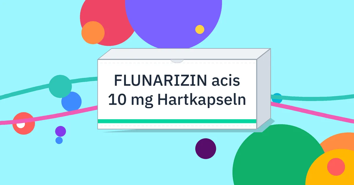 Symbolbild: Packung mit der Aufschrift FLUNARIZIN acis 10 mg Hartkapseln (PZN 08535841) – Verfügbarkeit und Bezug in Apotheken in Frankfurt am Main