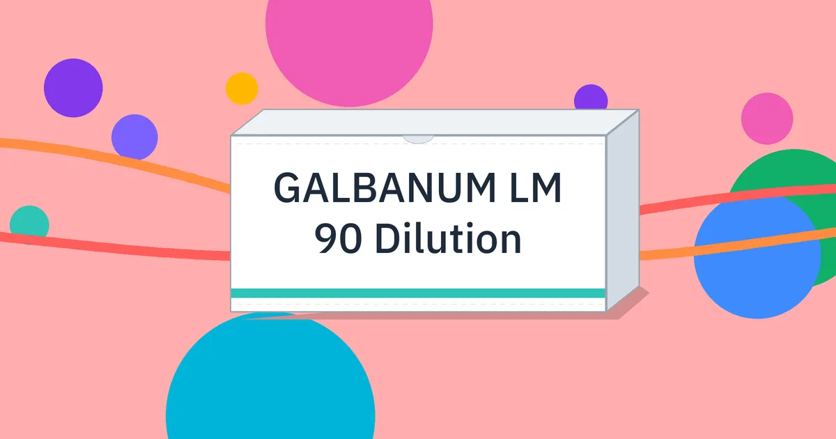 Symbolbild: Packung mit der Aufschrift GALBANUM LM 90 Dilution (PZN 13495575) – Verfügbarkeit und Bezug in Apotheken in Frankfurt am Main
