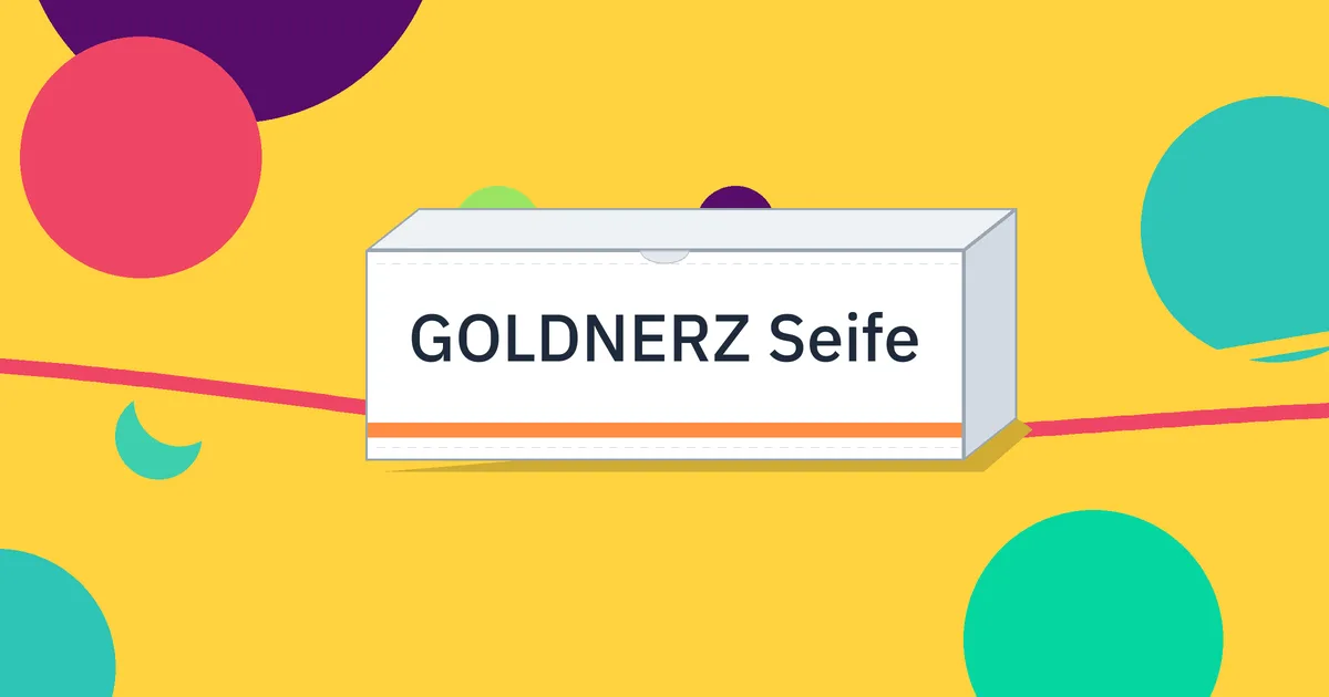 Symbolbild: Packung mit der Aufschrift GOLDNERZ Seife (PZN 08871987) – Verfügbarkeit und Bezug in Apotheken in Frankfurt am Main