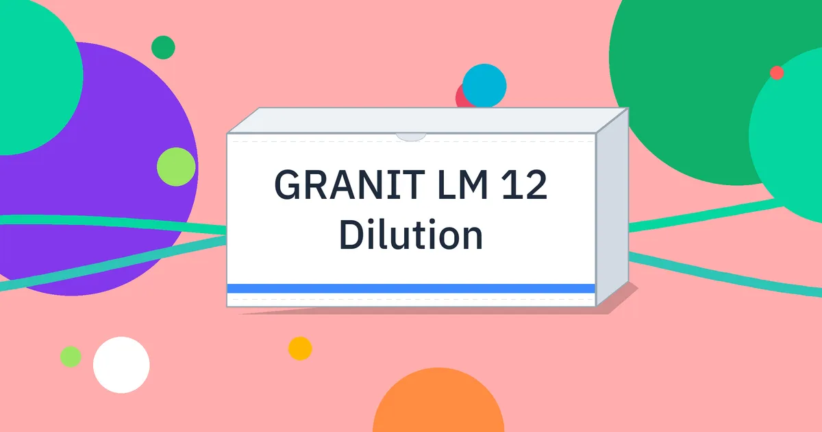 Symbolbild: Packung mit der Aufschrift GRANIT LM 12 Dilution (PZN 12881299) – Verfügbarkeit und Bezug in Apotheken in Frankfurt am Main