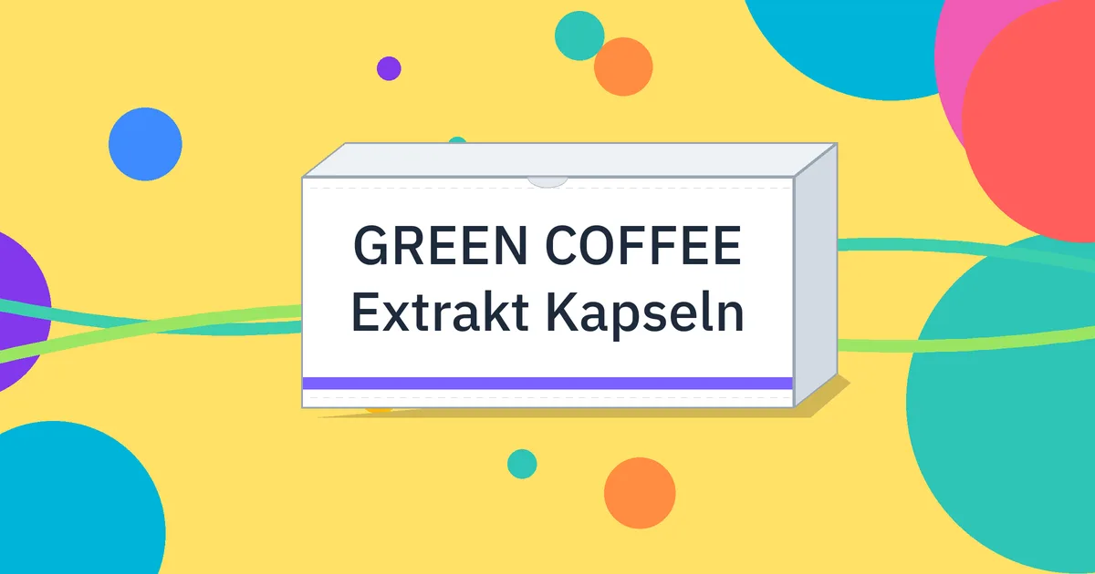 Symbolbild: Packung mit der Aufschrift GREEN COFFEE Extrakt Kapseln (PZN 12468978) – Verfügbarkeit und Bezug in Apotheken in Frankfurt am Main