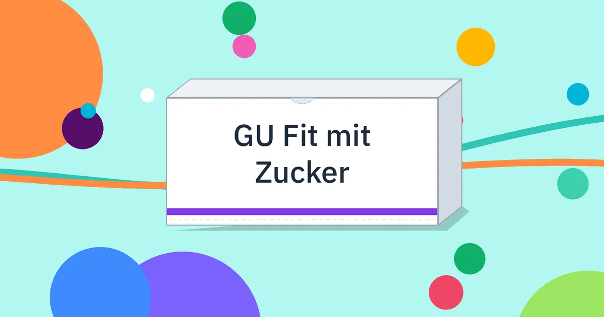 Symbolbild: Packung mit der Aufschrift GU Fit mit Zucker (PZN 15196670) – Verfügbarkeit und Bezug in Apotheken in Frankfurt am Main