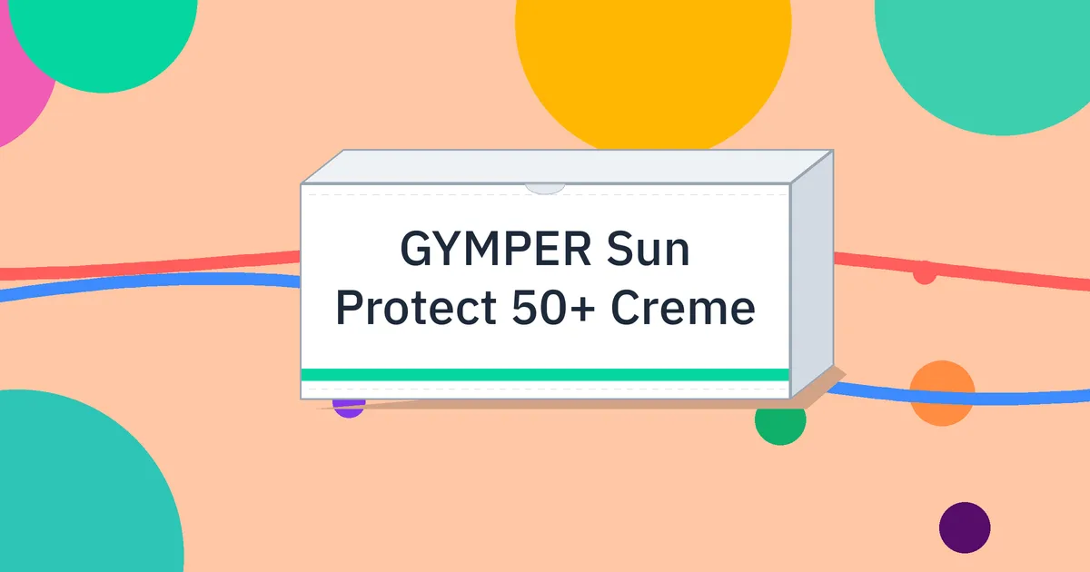Symbolbild: Packung mit der Aufschrift GYMPER Sun Protect 50+ Creme (PZN 16155963) – Verfügbarkeit und Bezug in Apotheken in Frankfurt am Main