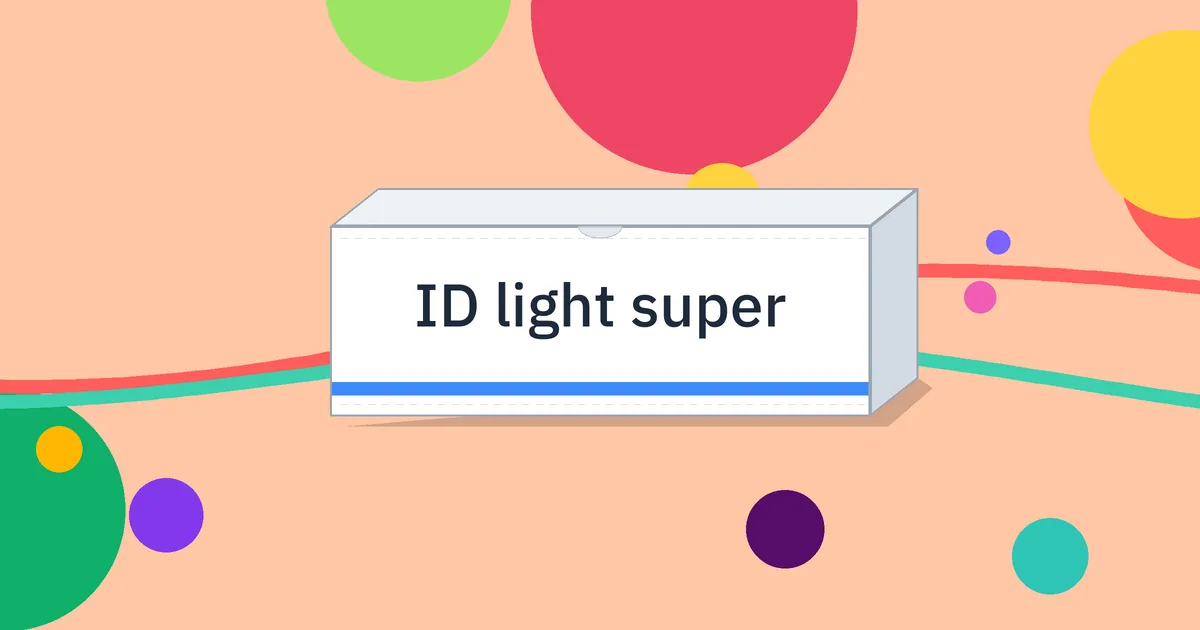 Symbolbild: Packung mit der Aufschrift ID light super (PZN 12557185) – Verfügbarkeit und Bezug in Apotheken in Frankfurt am Main