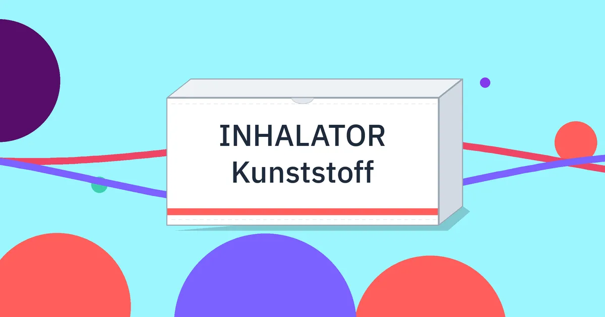 Symbolbild: Packung mit der Aufschrift INHALATOR Kunststoff (PZN 01989272) – Verfügbarkeit und Bezug in Apotheken in Frankfurt am Main