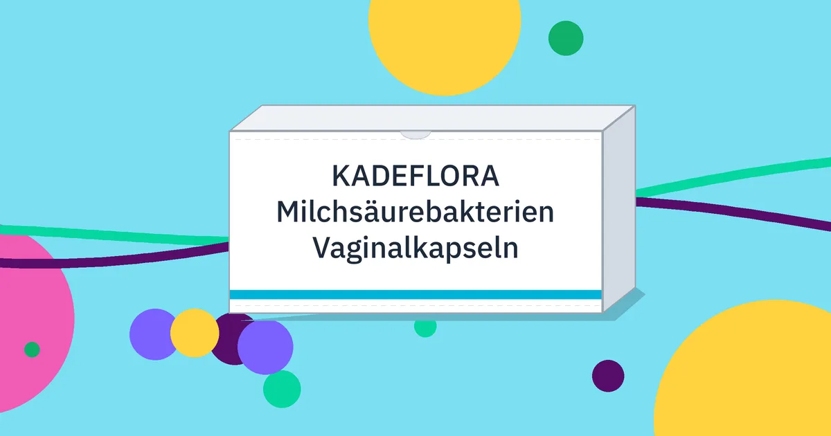 Symbolbild: Packung mit der Aufschrift KADEFLORA Milchsäurebakterien Vaginalkapseln (PZN 19343398) – Verfügbarkeit und Bezug in Apotheken in Frankfurt am Main